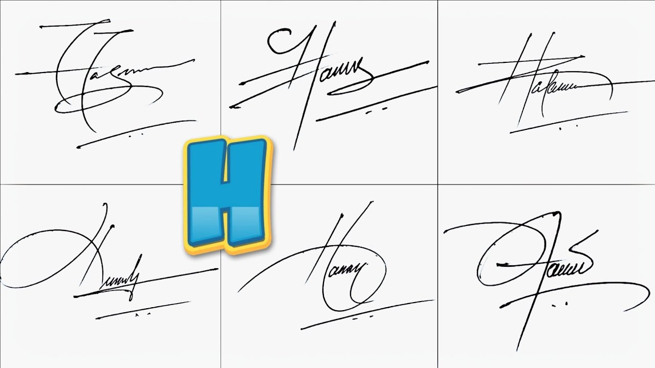 Most Unique H Signature Style | Beautiful Signature Style | #signature ...