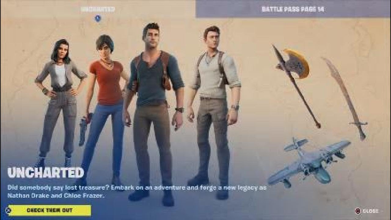 Fortnite Item Shop January 17, 2023 - Uncharted Bundle Returns Along ...