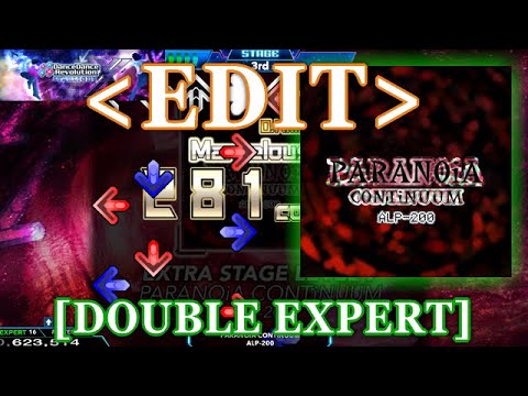 【DDR XX / EDIT】 PARANOiA CONTiNUUM [DOUBLE EXPERT] Lv.16 - YouTube