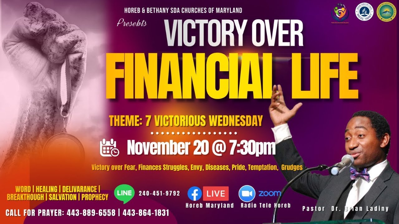 3rd Victorious Wednesday | Victoire sur ma Vie de Finance | Pr. Dr ...
