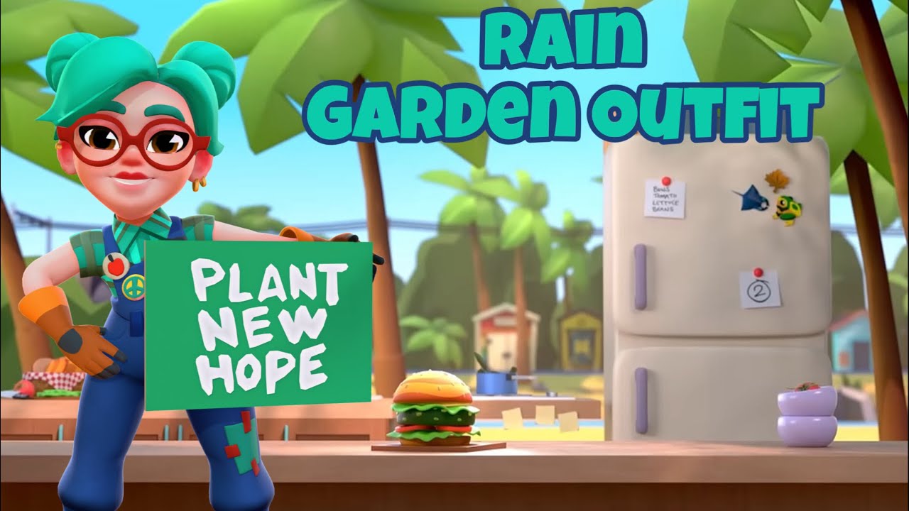 Subway Surfers : Rain - Garden Outfit - YouTube
