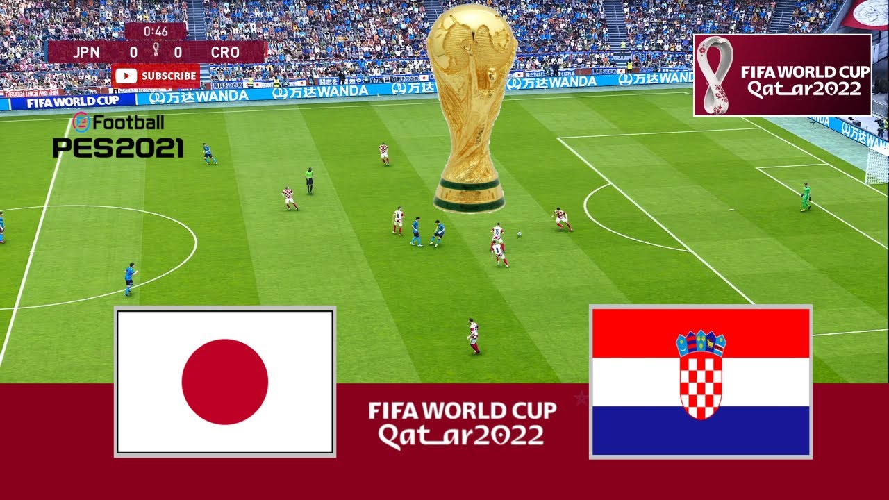 🔴Japan vs Croatia | FIFA World Cup Qatar 2022 | Watch Along & Pes 21 PC ...