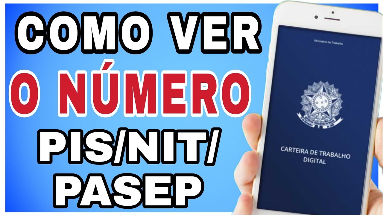 Como VER o NÚMERO do PIS, NIT E PASEP | Em 1 Minuto - YouTube