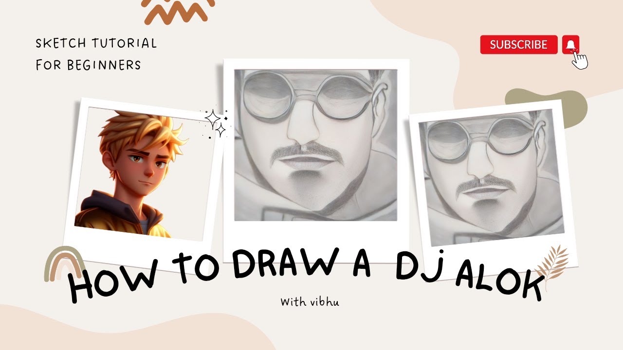 Drawing a Simple DJ Alok Trick (feat.DJ Alok)#shortfeeds#art - YouTube