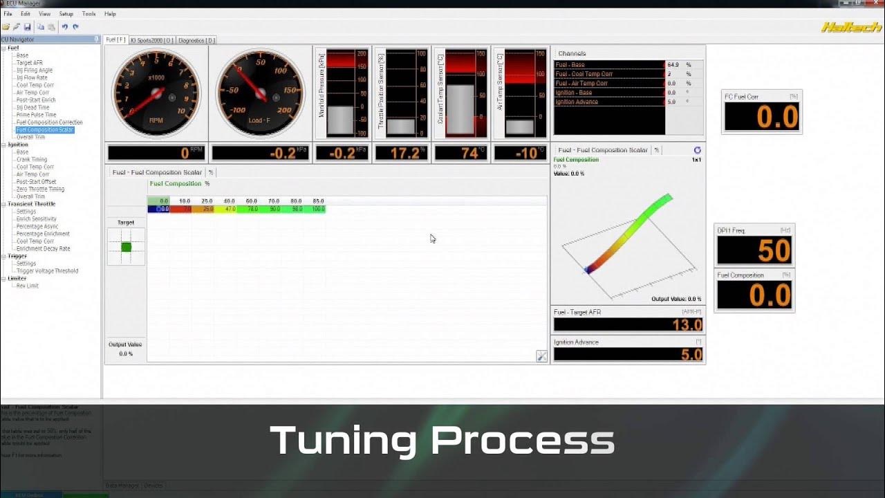 Flex Fuel Setup Tutorial - Haltech DIY - YouTube