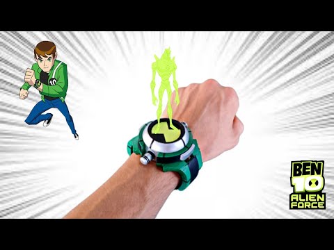 How To Make Ben 10 Alien Force Omnitrix + FREE TEMPLATE!!! | DIY Alien ...