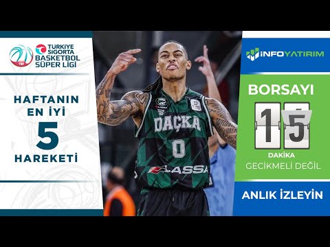 İnfo Yatırım | Türkiye Sigorta Basketbol Süper Ligi 1. Hafta | Top 5 Hareket