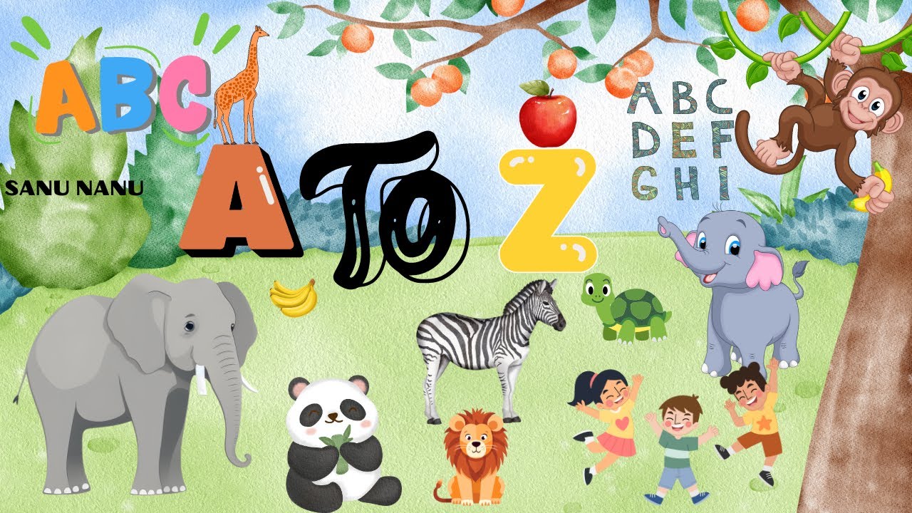 "ABCD Alphabet Song for Kids | Fun Cartoons & Rhymes" - YouTube