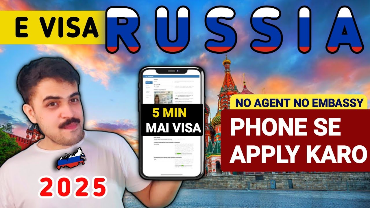 Russia E visa 2025 🇷🇺 | How To Apply Russia E visa form online - YouTube