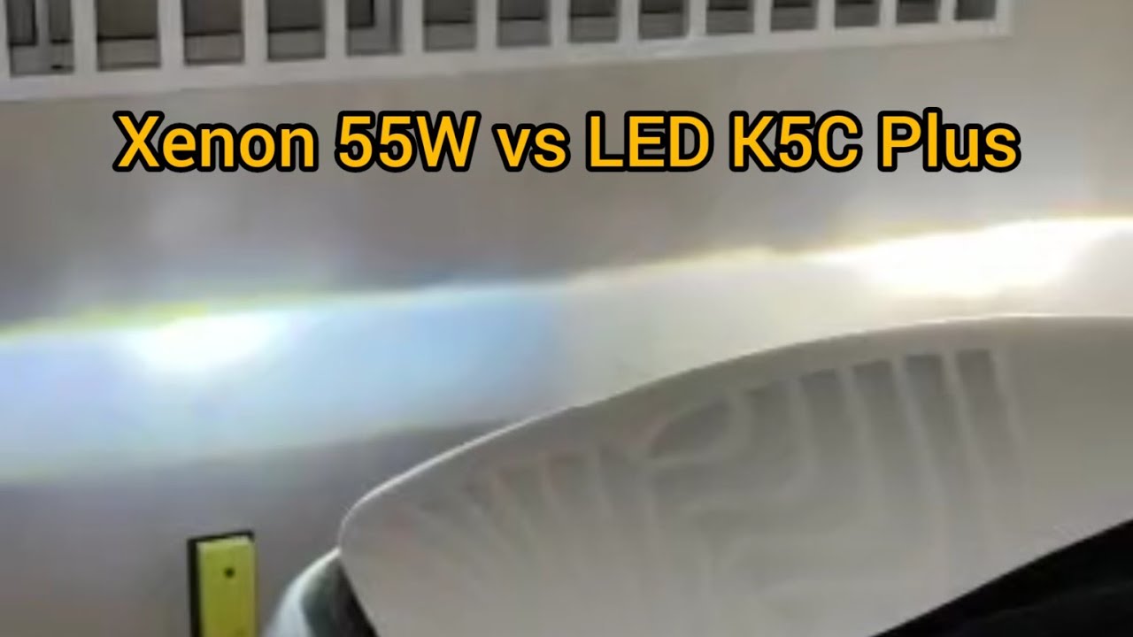 LED K5C Plus supera Xenon 55W Partida Rápida. 💡😳 - YouTube