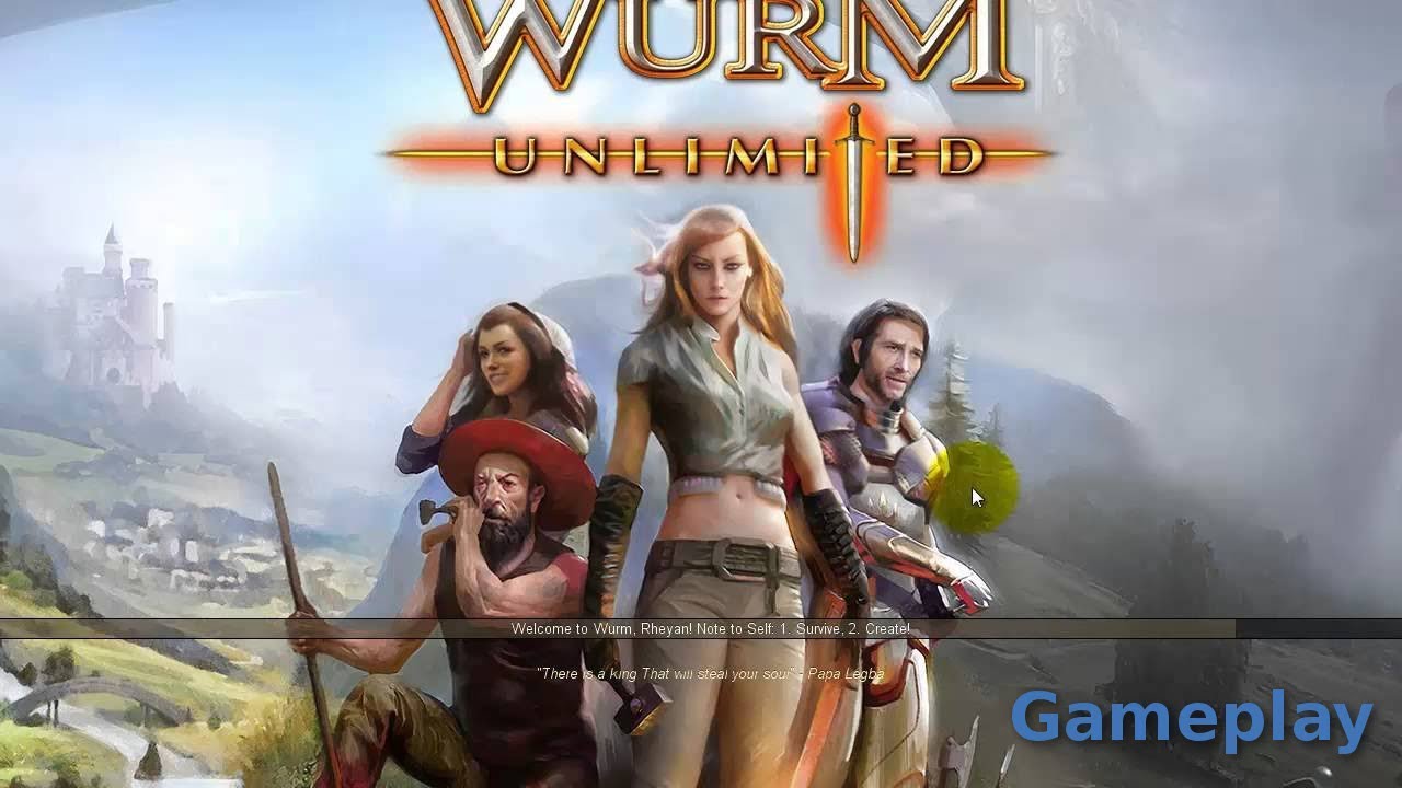Gameplay de Wurm Unlimited Bien débuter Fr - YouTube