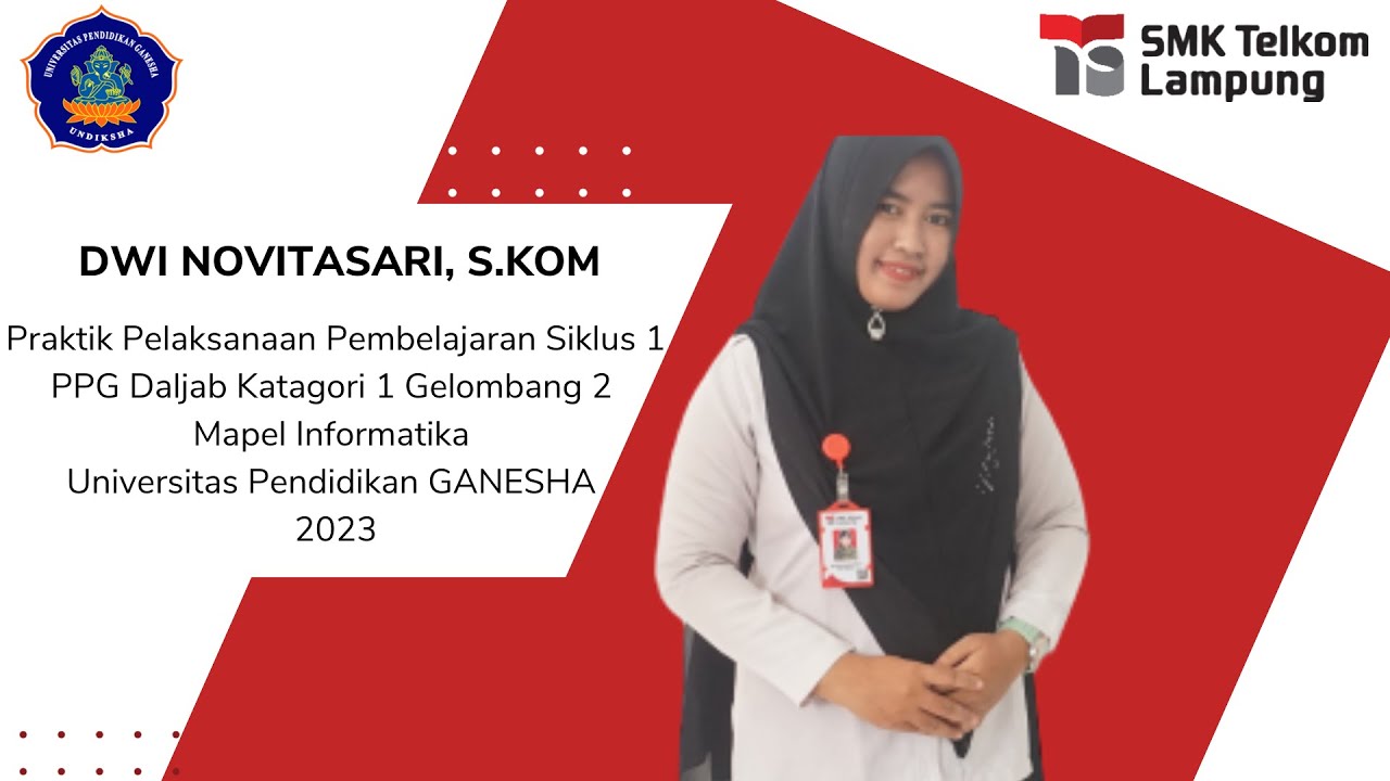 PPL PPG Daljab 2023 Siklus 1 Dwi Novitasari - YouTube