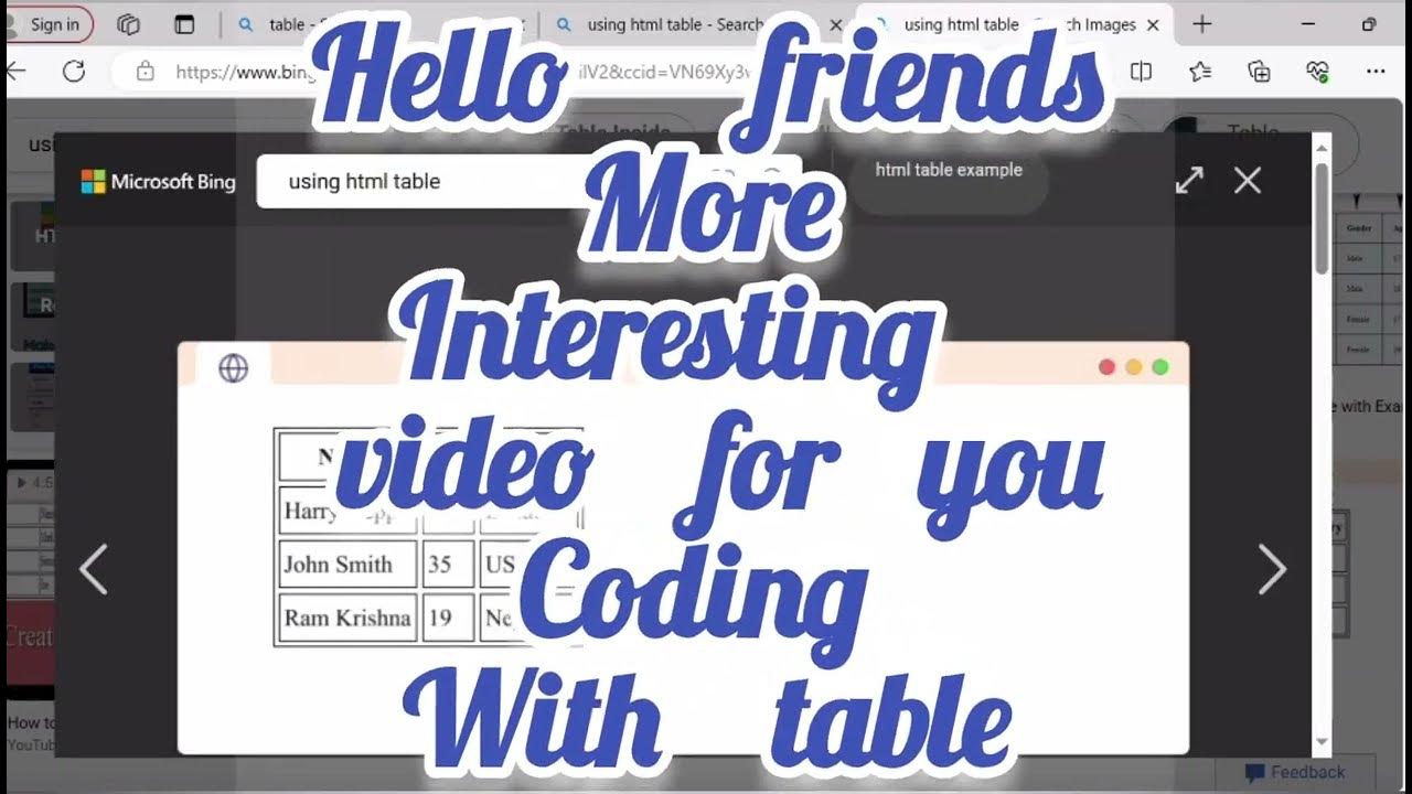 In 2024 Best video for new Beginners HTML tutorial|Create Table in HTML @ProfitPoint-tk1kf - YouTube
