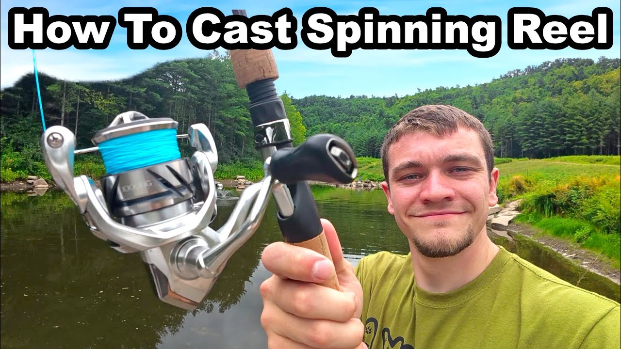 How to Cast a Spinning Reel For Beginners - YouTube