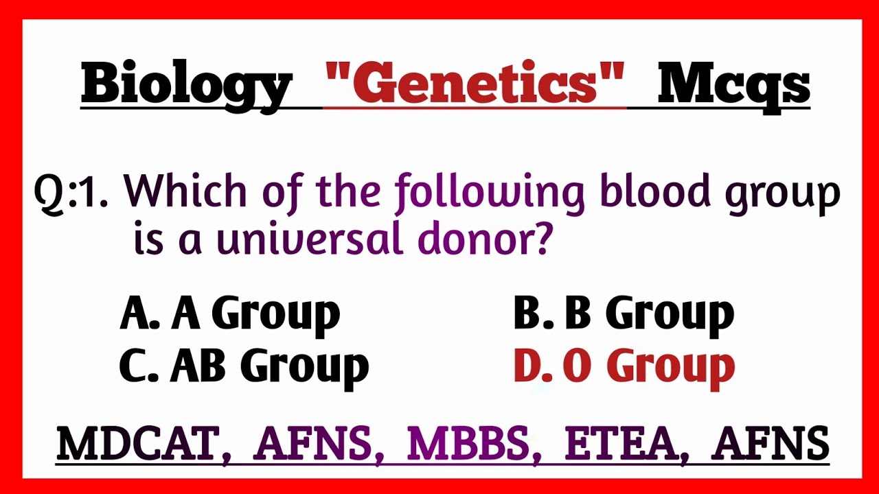 genetics mcqs || biology genetics mcqs || variations and genetic mcqs ...