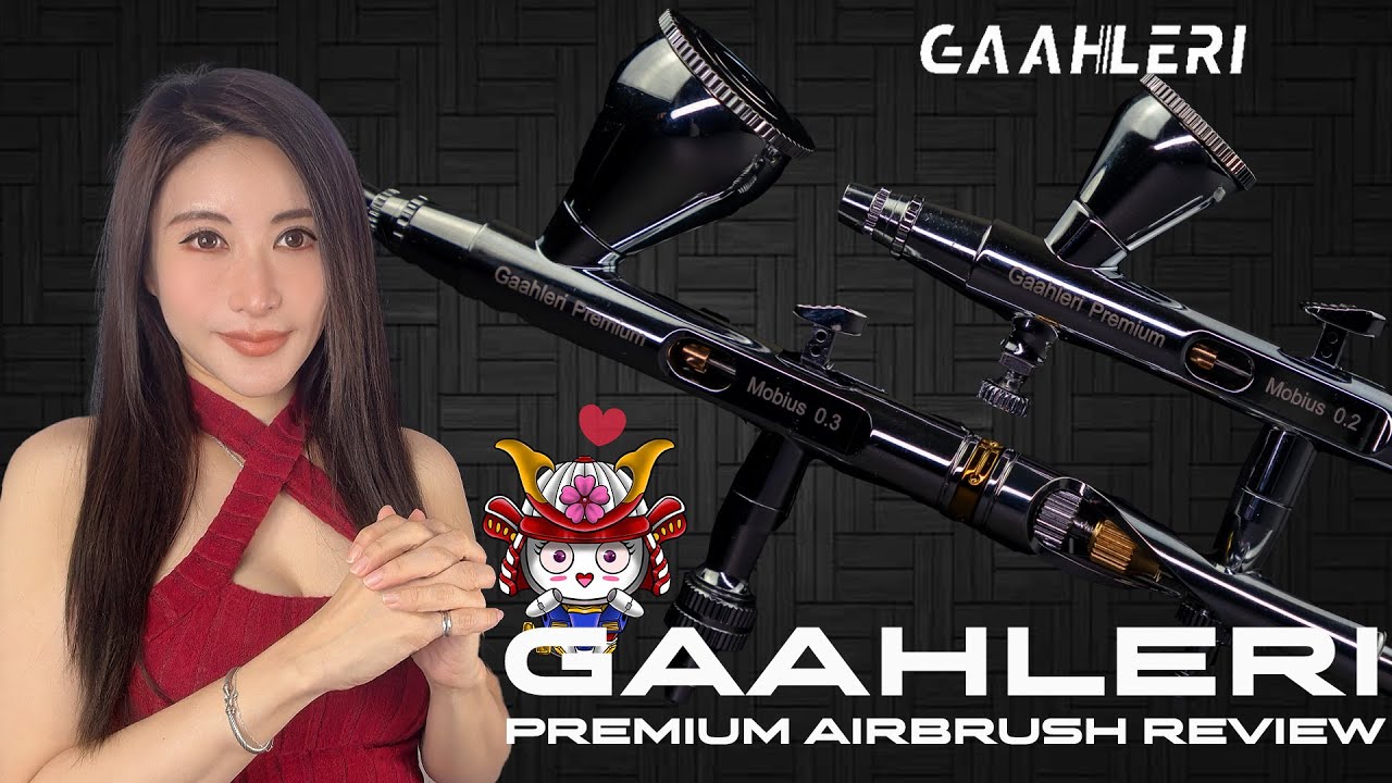 Cyn Workshop | Gaahleri Mobius Premium Series Airbrush Review - YouTube