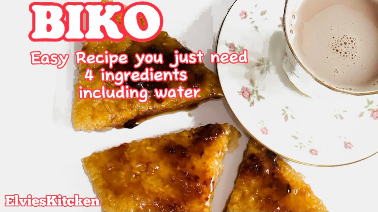 BIKO RECIPE | EASIEST WAY TO MAKE BIKO #ElviesKitchen #Bikorecipe - YouTube
