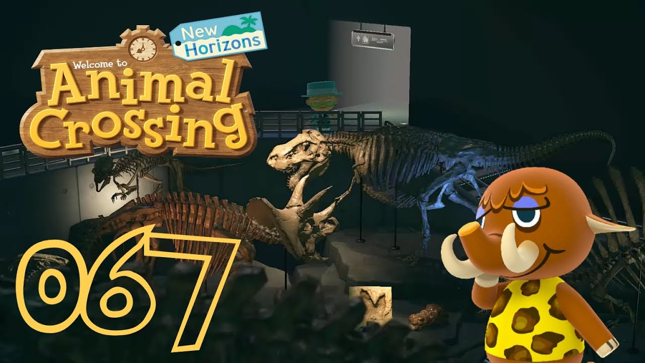 Animal Crossing New Horizons 🍊 067 T-Rex Skelett Komplett | Let's Play ...