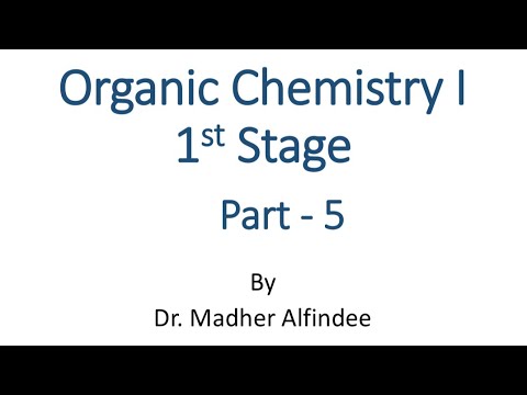 Organic chemistry | lecture 5 part 3 alcohol and ether - YouTube