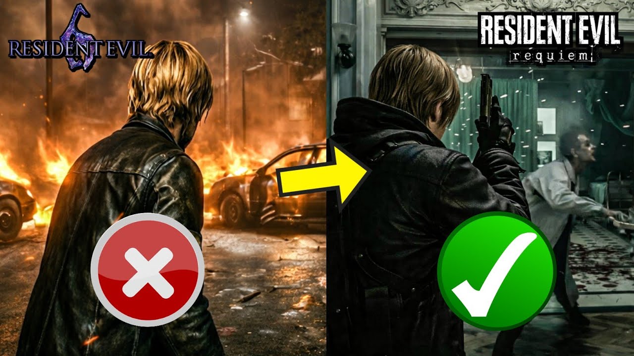 Por Que Resident Evil Requiem NÃO é RE6? Comparação de Gameplay! - YouTube