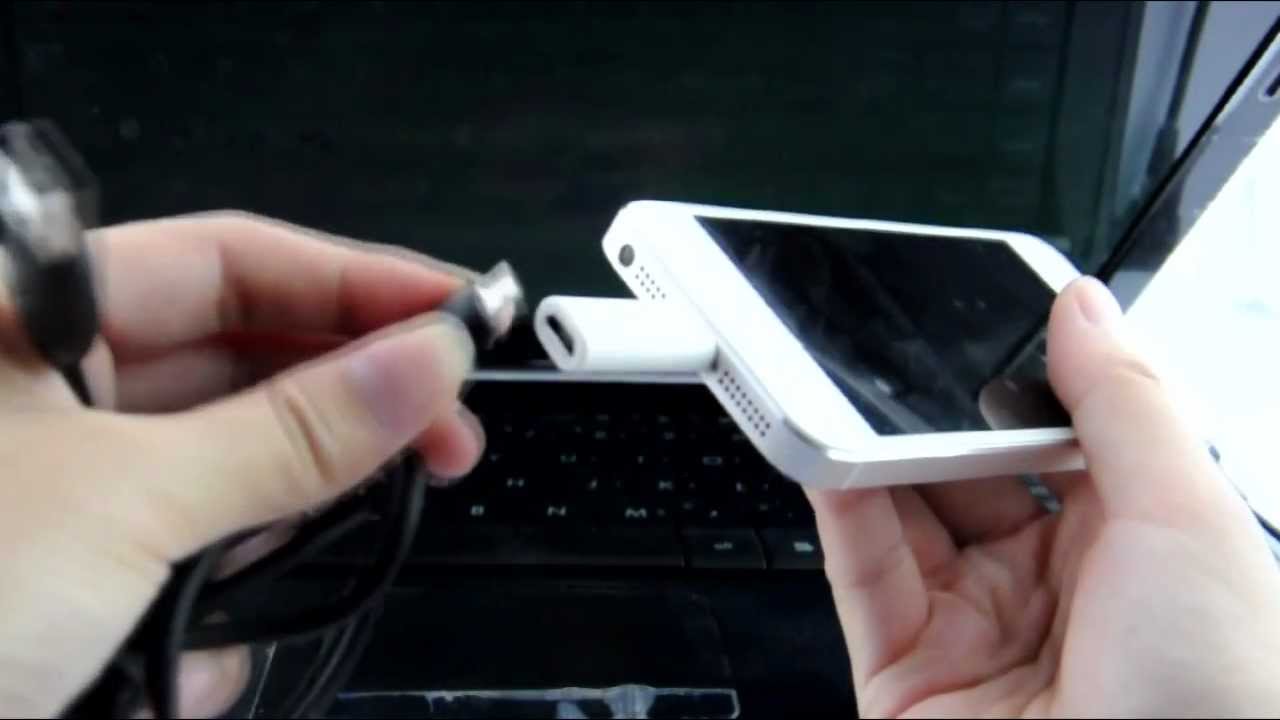Lightning to Micro USB Adapter for iPhone 5 iPad 4 iTouch 5 - YouTube