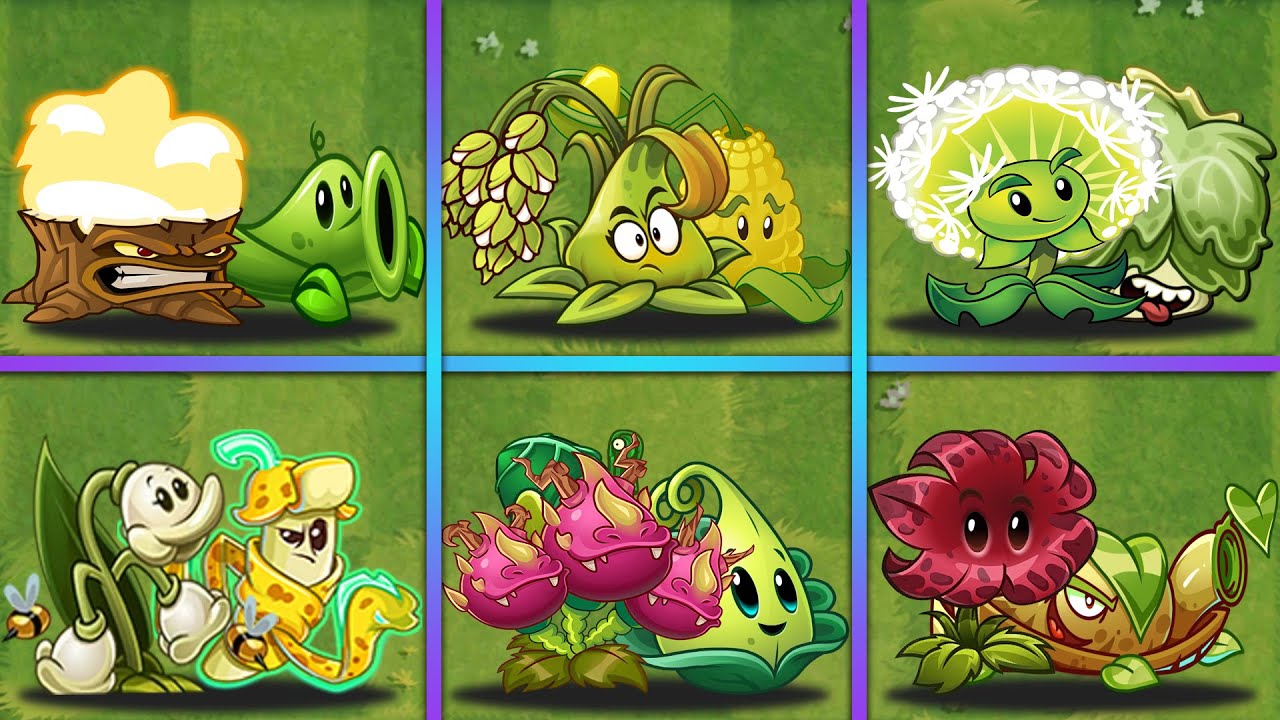 6 PAIR Team Random Plants Battlez - Who Will Win? - PvZ 2 Team Plants ...