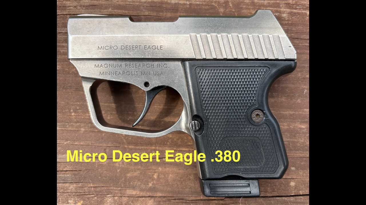 The Magnum Research Micro Desert Eagle .380 Pistol - YouTube