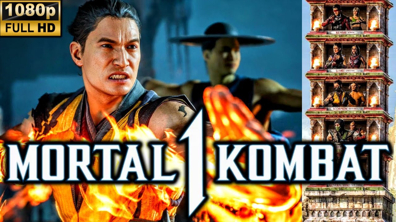 MK1 *MASKLESS SCORPION* KLASSIC TOWER GAMEPLAY!! (KUNG LAO AS KAMEO ...