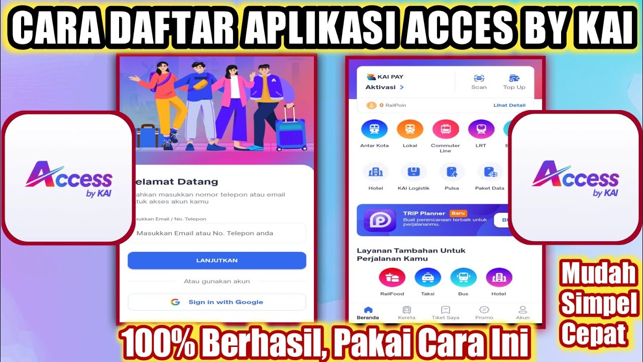 Cara Daftar Aplikasi Kai Access || Cara Login Aplikasi Access By Kai ...