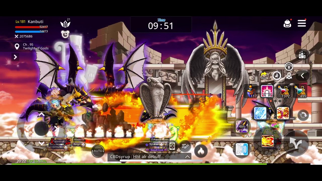 [MapleStory M] Which Class can fight boss the fastest? Asia2 Zenith Top ...