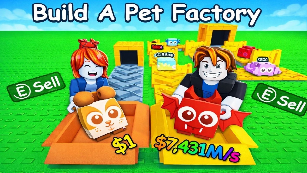 LIVE 🔴 Building the BEST Pet Factory in Roblox! 🐶💰 - YouTube