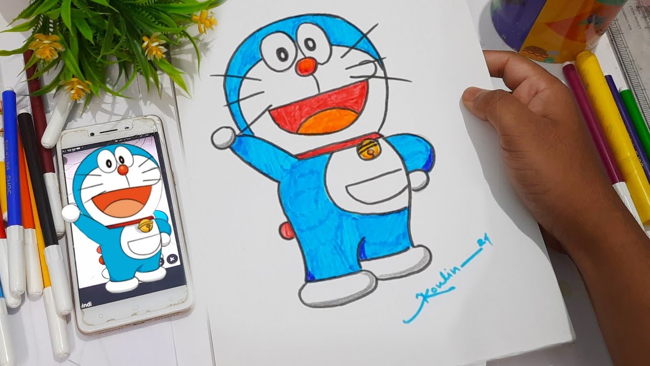 How to Draw Doraemon Easy | How to Draw Doraemon Step By Step - YouTube