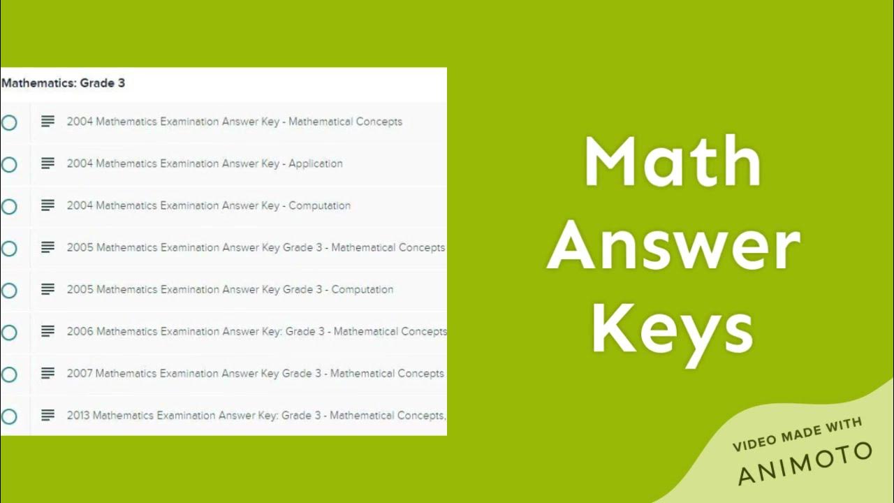 NOW AVAILABLE! GLAT Grade 3 Answer Key and Listening Comprehension ...
