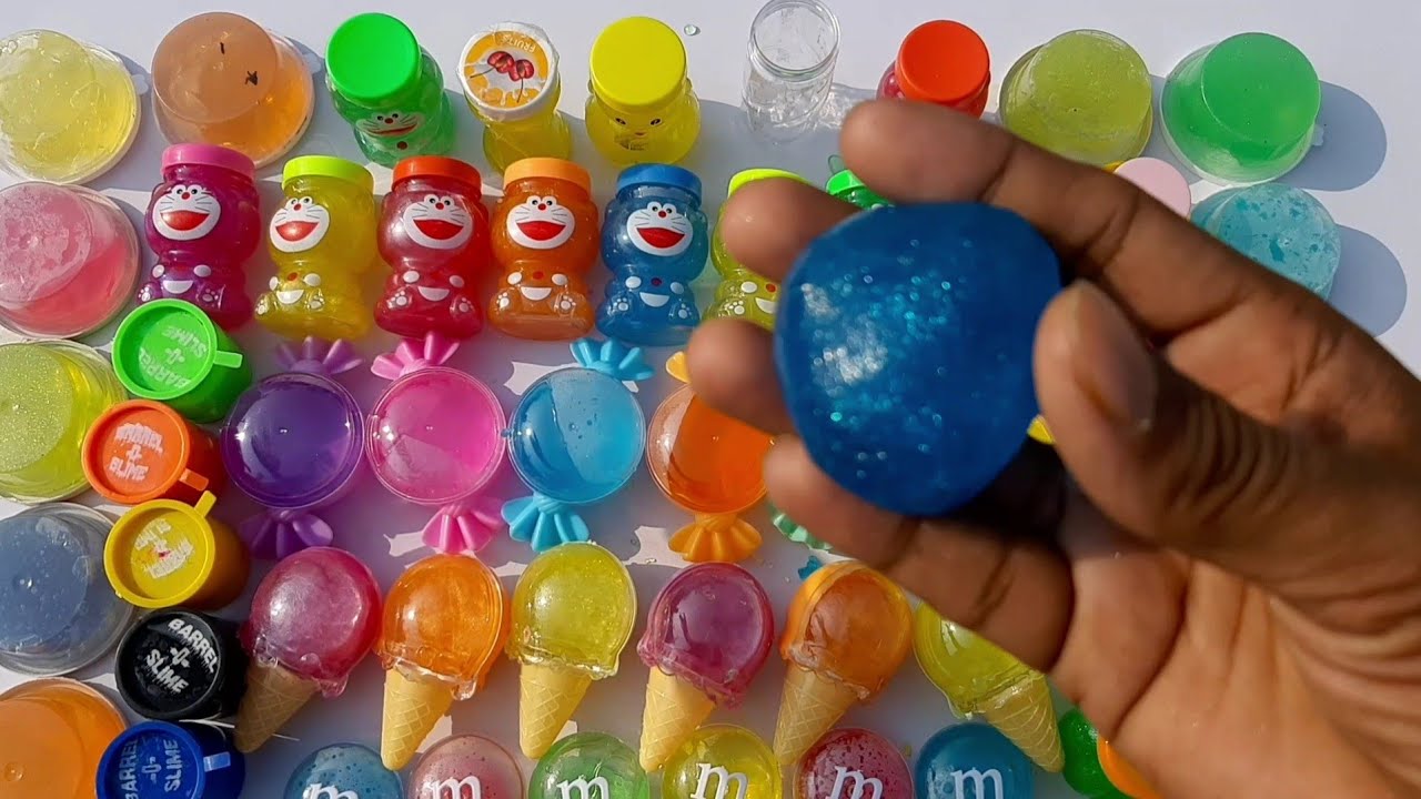 oddly satisfying video | slime video | some lots of slime - YouTube
