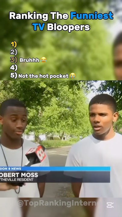RANKING THE FUNNIEST TV BLOOPERS 😭 - YouTube