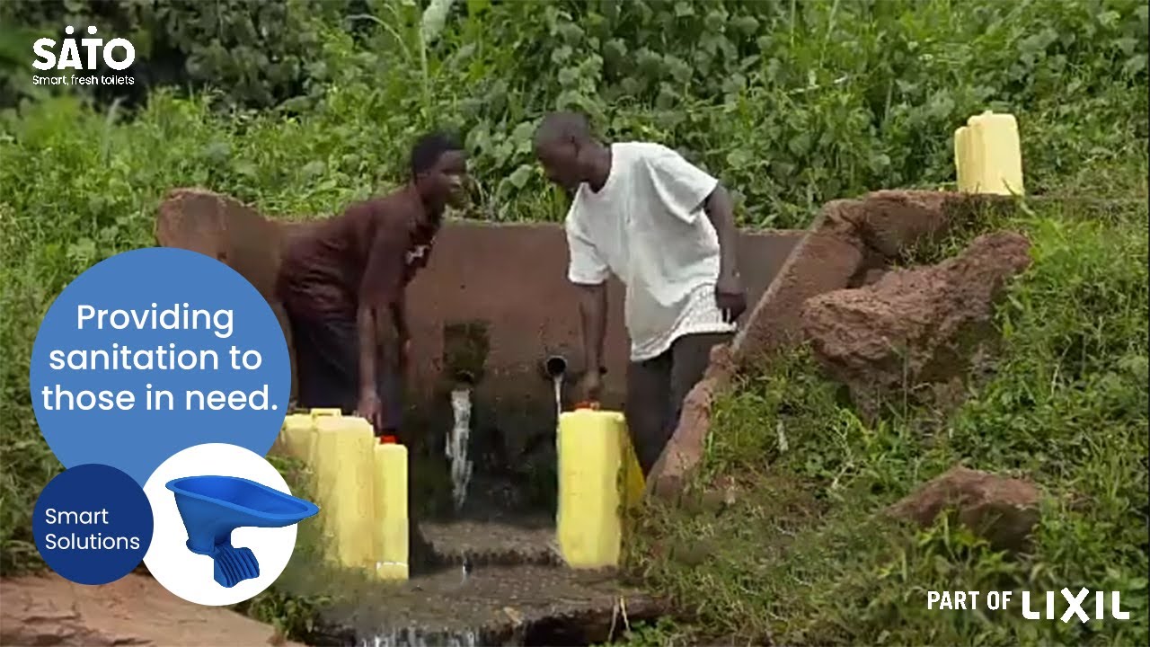 SATO Toilet Pans Providing Sanitation to Those in Need - YouTube