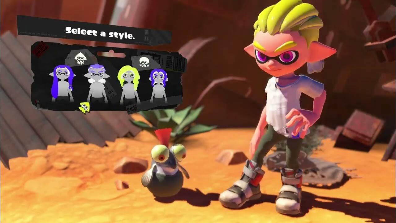 Splatoon 3 new game intro, character creation, tutorial and cutscenes - YouTube