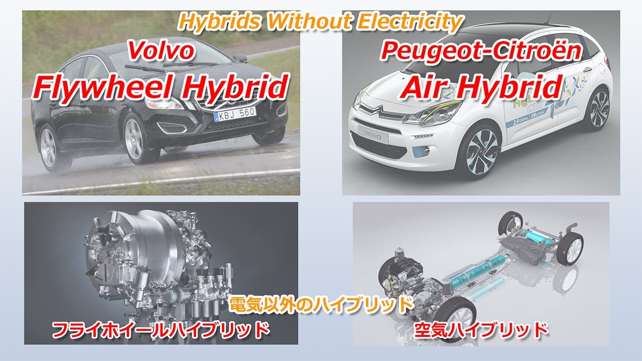 Hybrids Without Electricity Flywheel hybrid & Air hybrid - YouTube