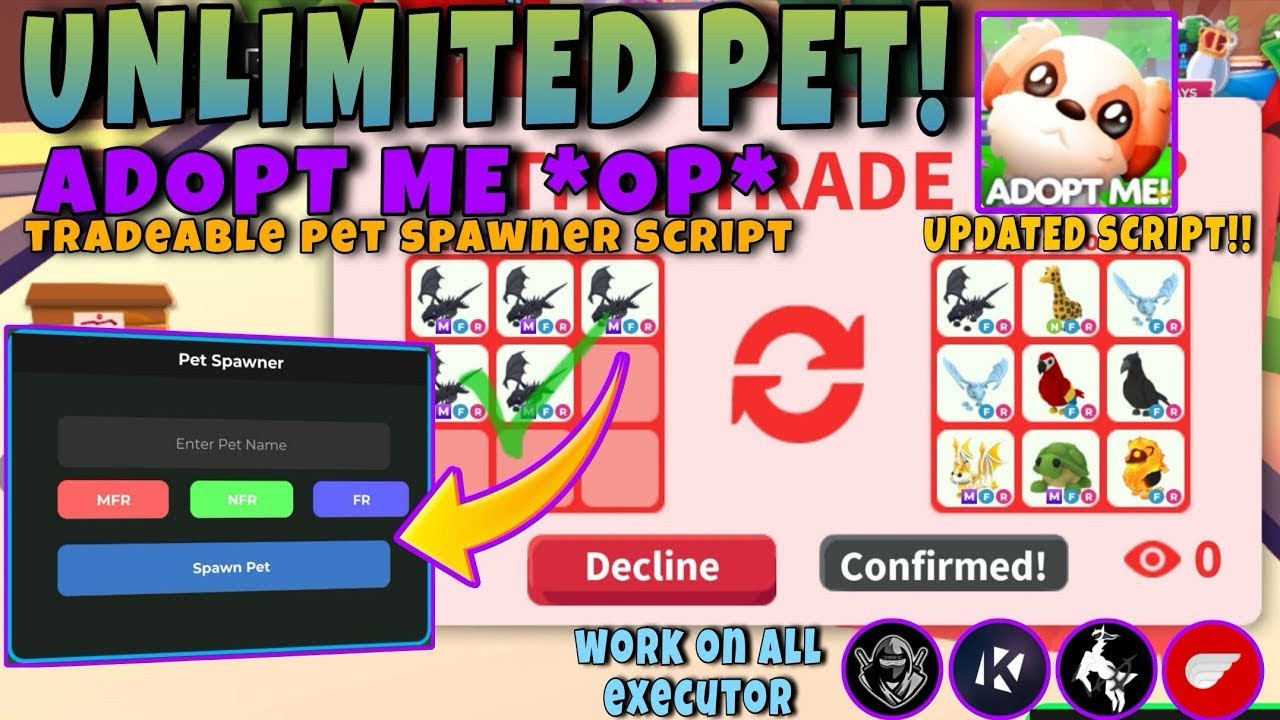 [🐶] *OP* Adopt Me Scripts 2025 | Pet Spawner Script Tradeable | NOT ...
