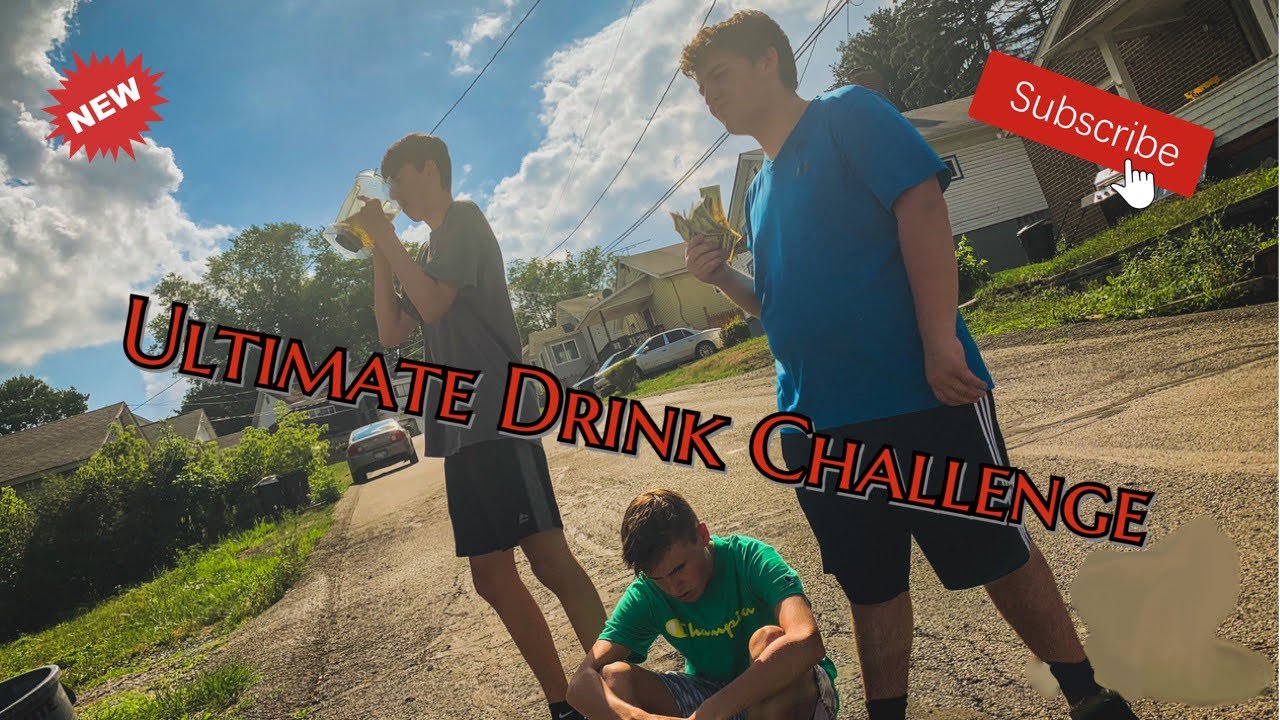 The Ultimate Drink Challenge - YouTube