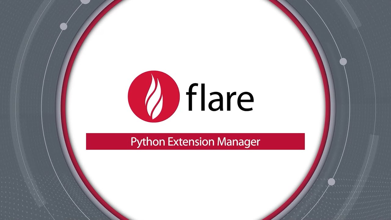Installing Flare™ Python Extensions on Windows - YouTube