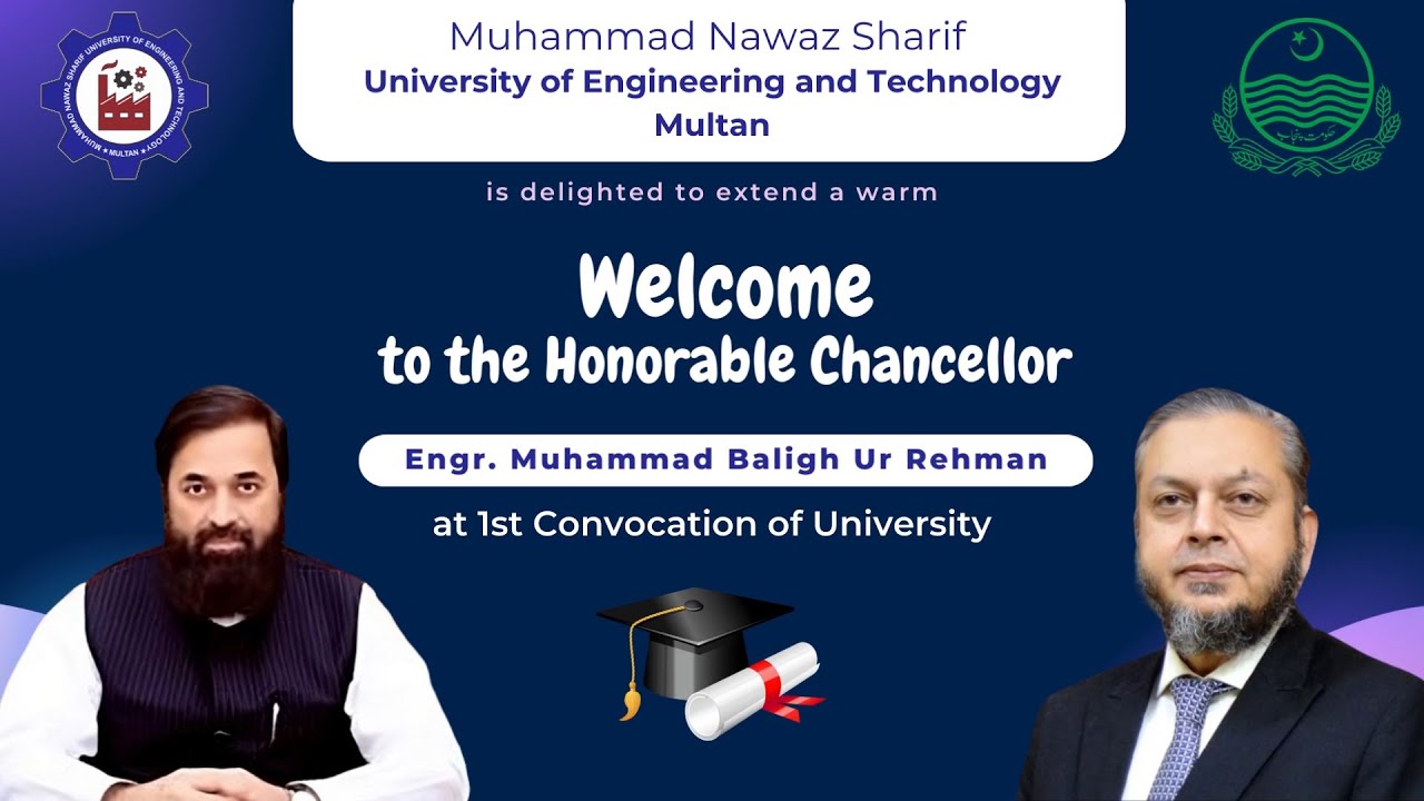 First Convocation 2023 | MNS-UET - YouTube