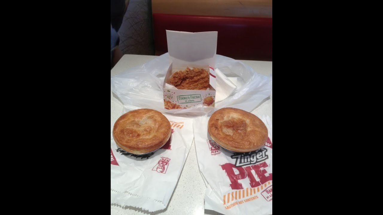 Beefing up the KFC Zinger Pie - Review - YouTube