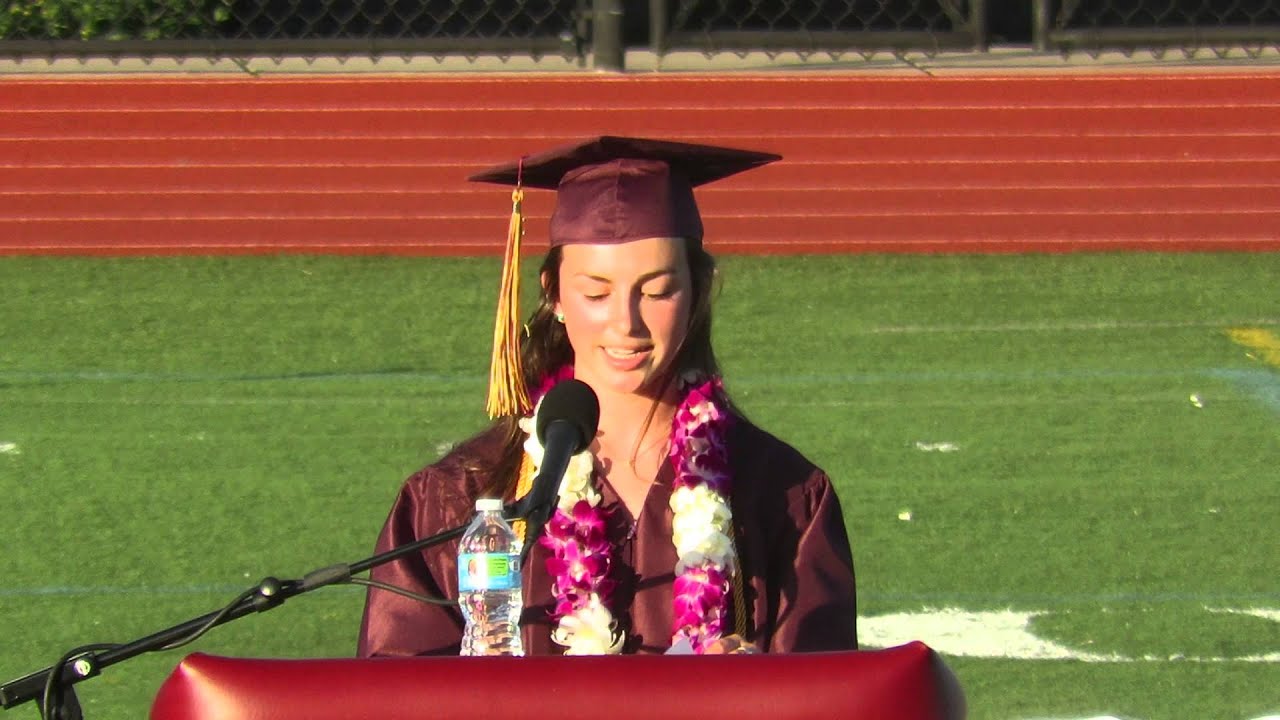 Eva's Las Lomas graduation speech 2015 - YouTube