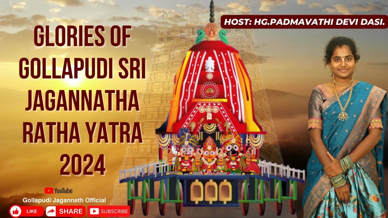 Glories of Gollapudi Jagannatha Ratha Yatra-2024 I ISKCON Devotees I ...
