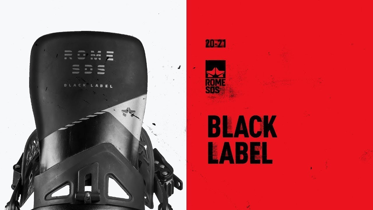 2021 Rome Black Label Snowboard Bindings - YouTube