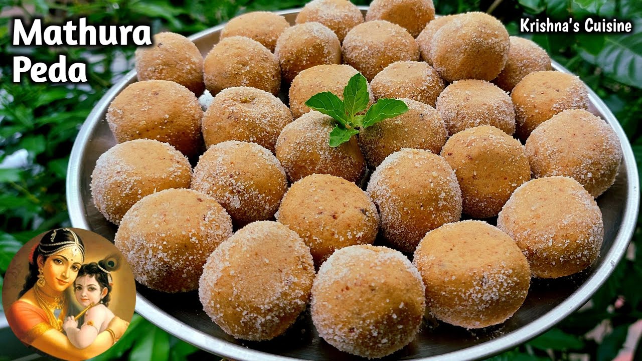 Janmashtami Special Authentic Mathura Peda | Mathura Peda Recipe ...