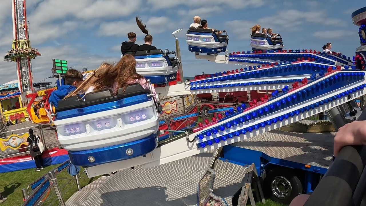 Bounce- (Oliver Gilbey) onride Bray Seafront Funfair August 2025 - YouTube