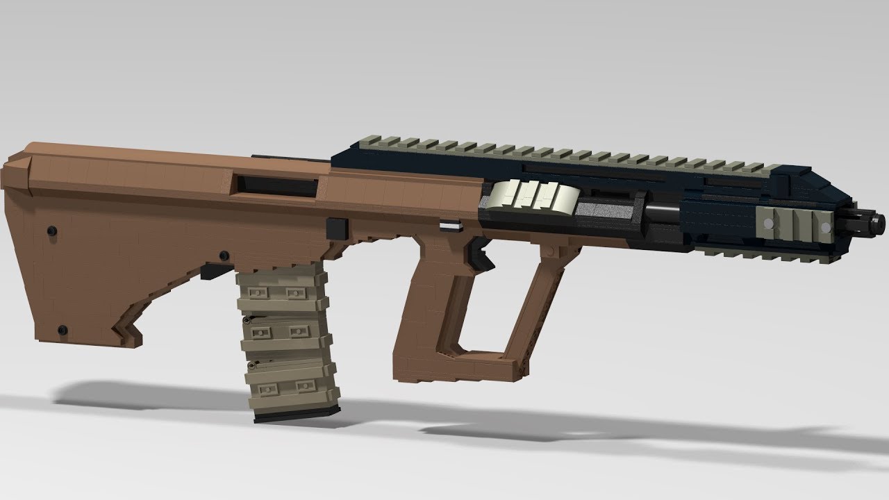 Custom Lego Gun MOC: Máté Harsányi's AUG A3 (Modified V2) - YouTube
