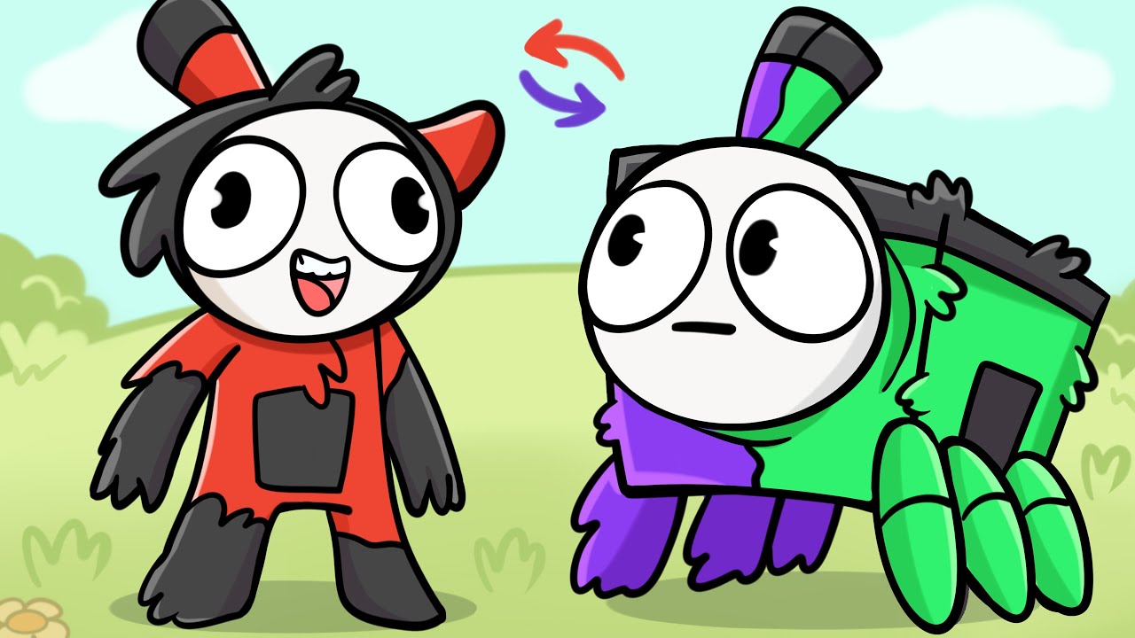 DAILY LIFE but CHANGING HEADS! // Poppy Playtime Chapter 3 Animation ...